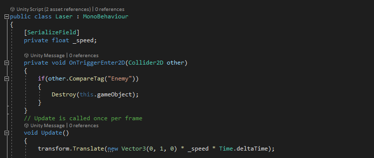 Space Shooter: Firing a Laser. In this article I’ll be going over how ...