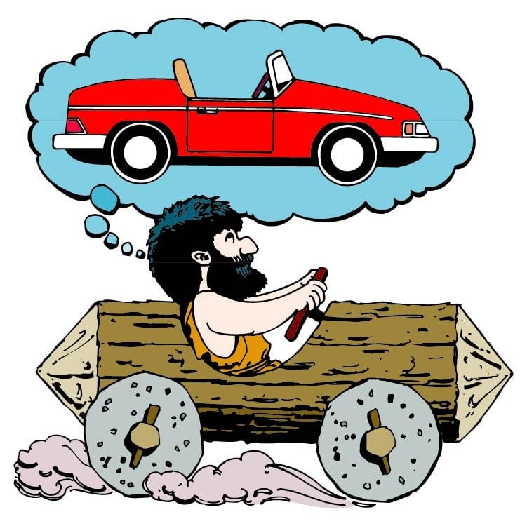 Caveman Driving Car Design - Info Cambridgedesignvector - Medium