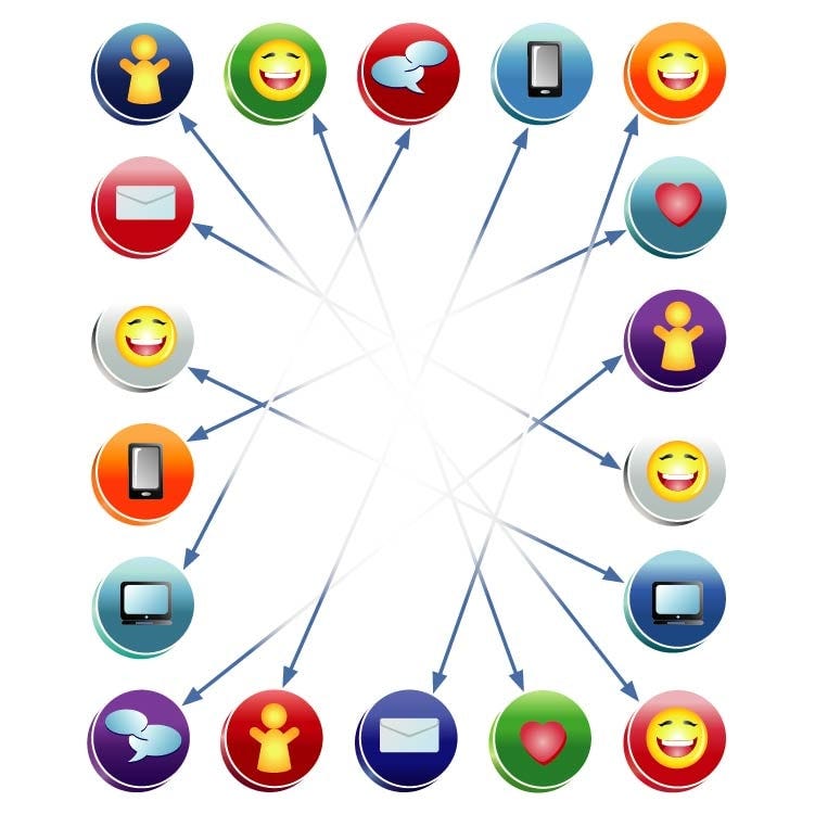 Social Network Design - Info Cambridgedesignvector - Medium