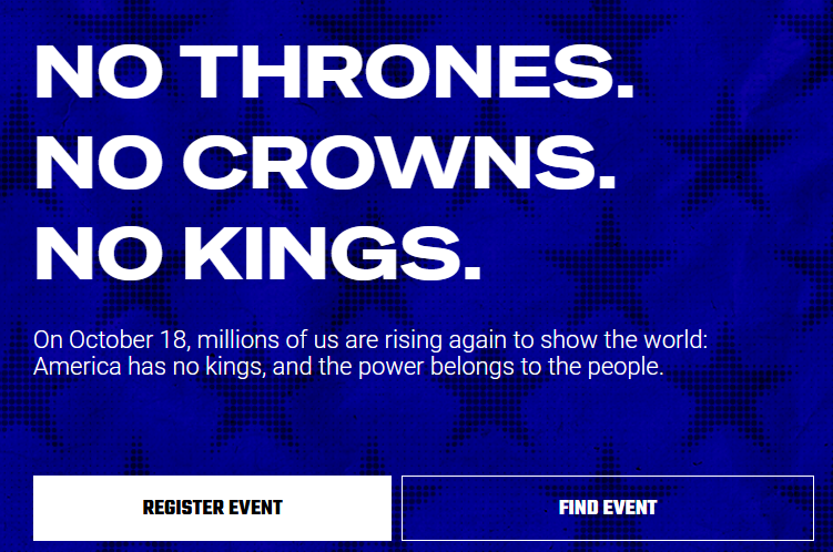 No Kings Day is Every Day. On October 18th, make sure they don’t… | by ...