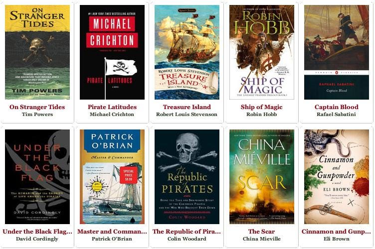 Pirates!. Books on/about Pirates | by Meet New Books | Medium