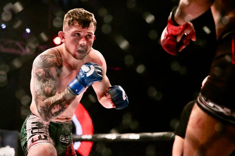 Leandro Higo is challenged by Brian Moore | by Boxing.org | Boxing.org ...