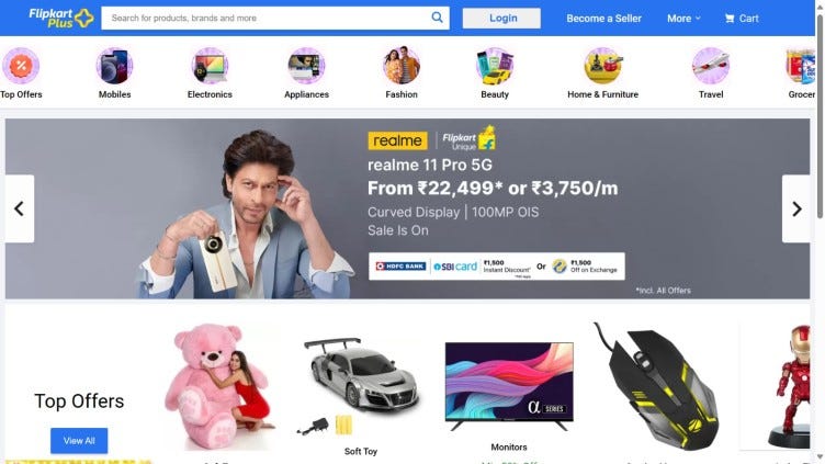 Crafting a Flipkart Landing Page: Unveiling the Power of HTML and CSS | by Kavya sri gaddi | Jun ...