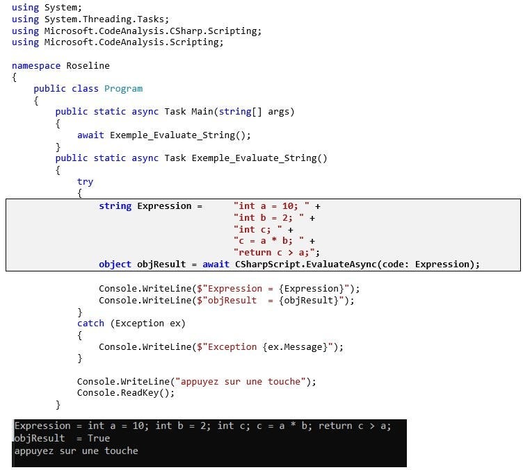 Roslyn, un moteur de scripting dans vos applications C#, facile… | by Berton Fred | Medium