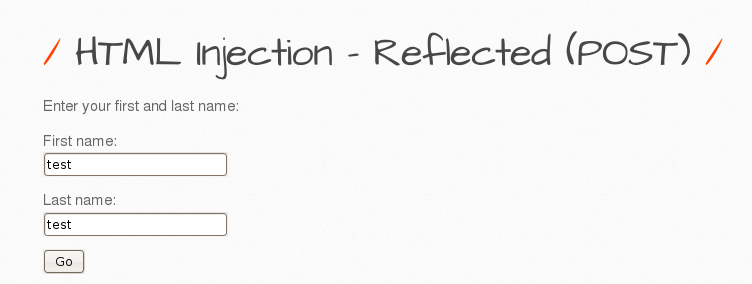 HTML Injection — Reflected (POST) | by İlteriş Kaan Pehlivan | Medium