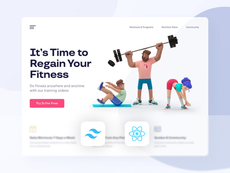 Learn By Coding How To Turn A Design To React Code Using Tailwind Css