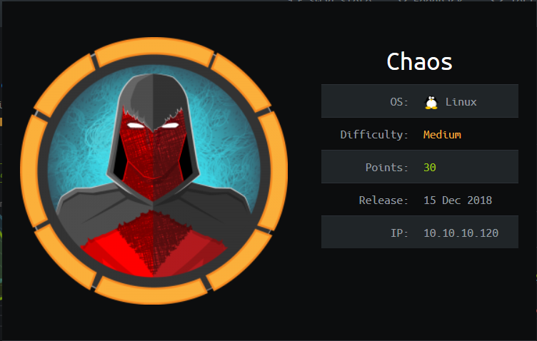 HacktheBox — Chaos. This is a write-up on how i solved the… | by sif0 ...