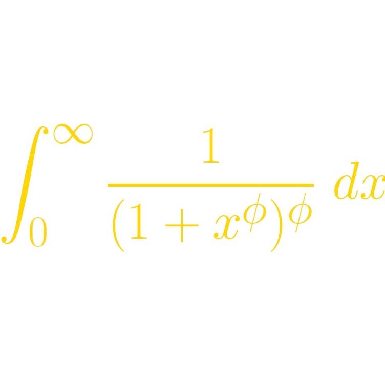 Forget The Golden Ratio, Let’s Discuss The Golden Integral! | by ...