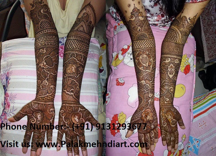 Different Styles of Bridal Mehandi Designs | Palak Mehandi Art | by ...