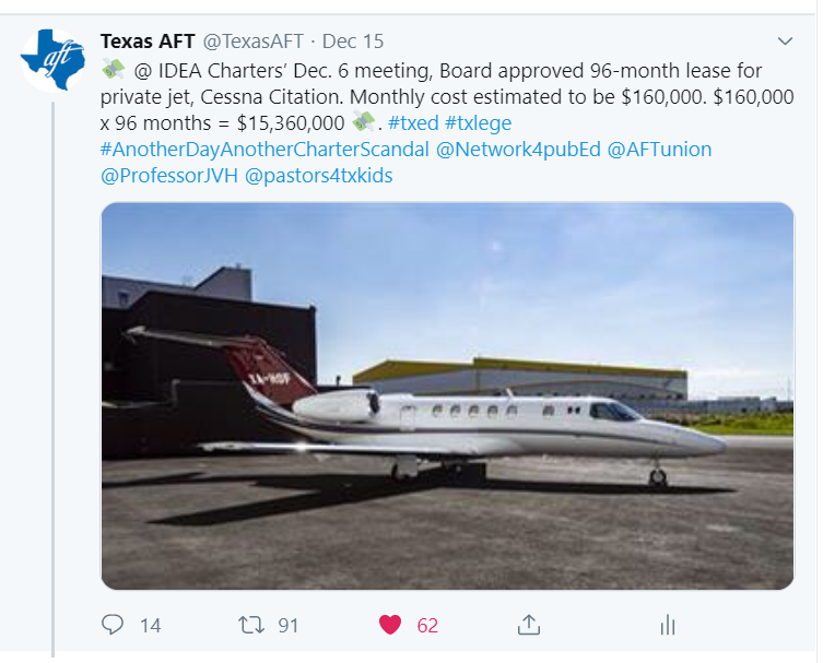 Charter chain set to spend millions of dollars on luxury jet | by Texas ...
