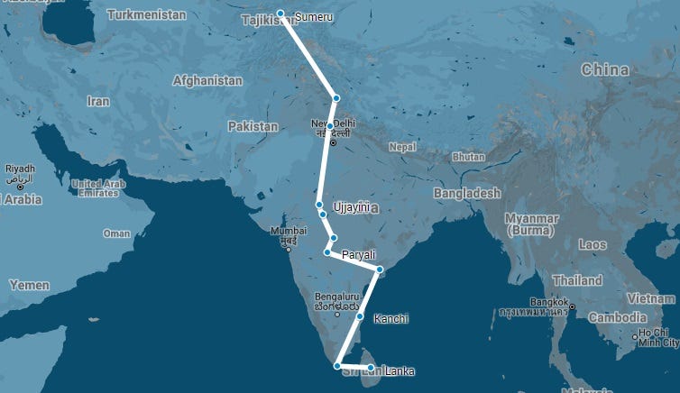 Madhyarekha: The ancient Indian astronomical median line that was ...