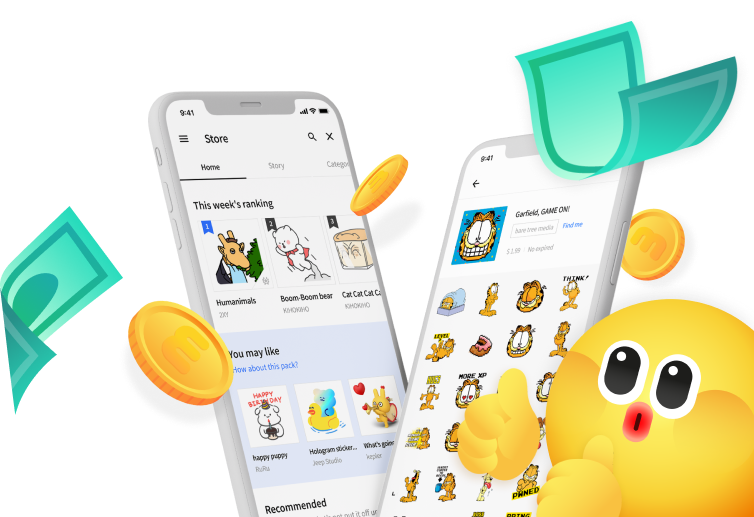 Kakaotalk Emoticons Cat