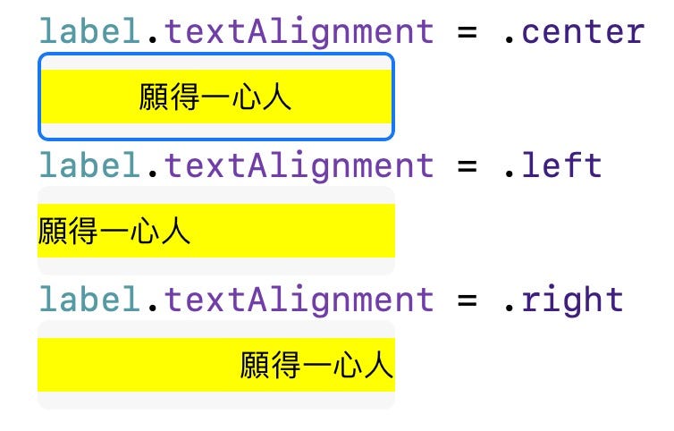 iOS SDK 常見的 enum 型別例子. NSTextAlignment | by 彼得潘的 iOS App Neverland | 彼得潘的 Swift iOS App 開發問題解答集 ...