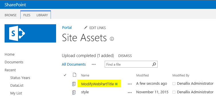 Modify Web Part Title using jquery | by Markus Kolbeck | Markus' Blog ...