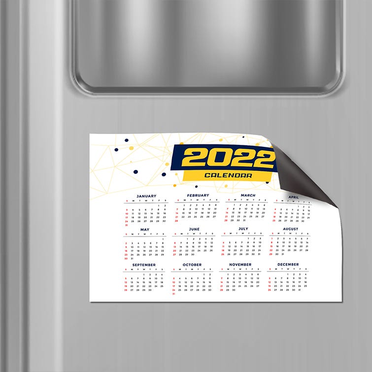 Print custom magnet calendar for fridge from PrintMagic | by Print ...