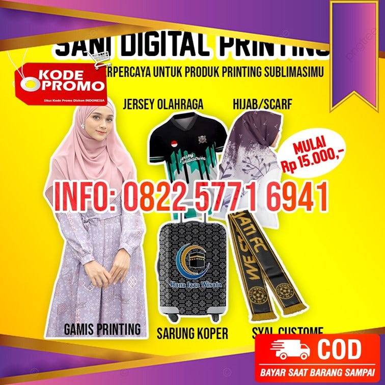 BERGARANSI WA. 0822–5771–6941, VENDOR printing kain sendiri Bandung ...