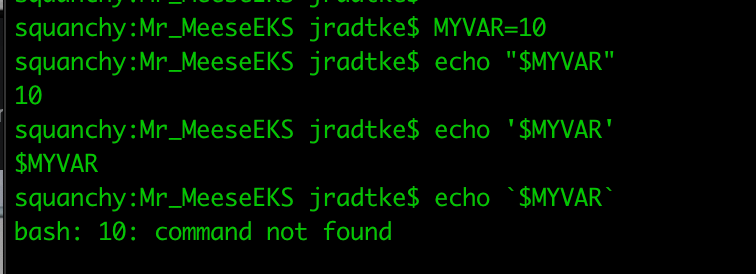 Escaping reality — tales of backtick vs quote vs double-quote | by ...