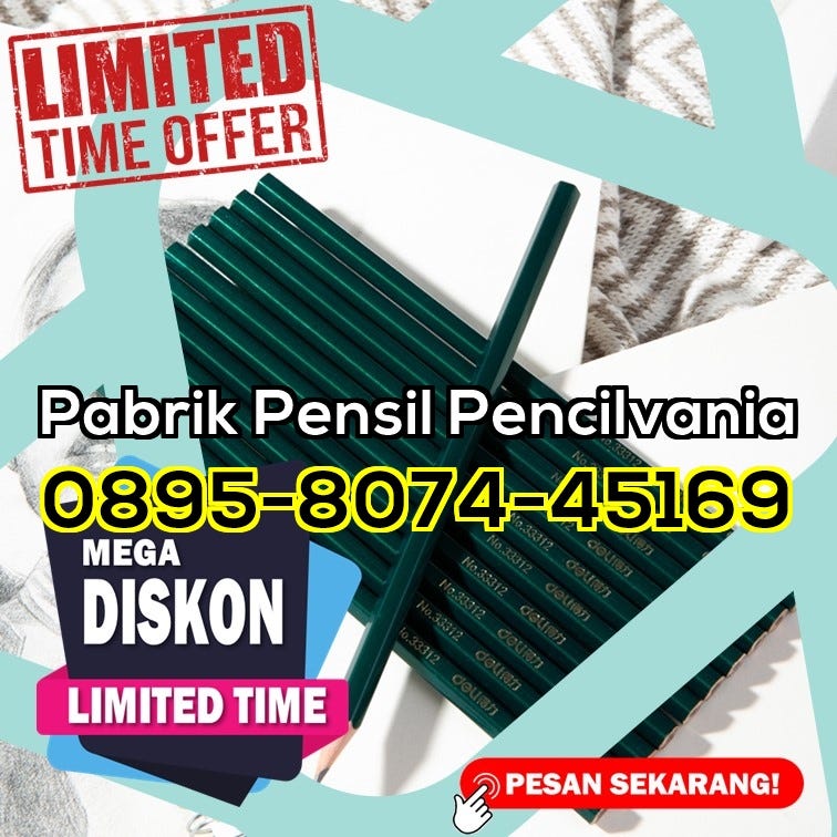 SALE! WA 0895–8074–45169 Pemasok Jual Pensil Kayu PVA Promosi Murah Semarang Luwuk | by ...