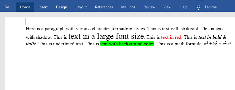 Java/ Apply Character Formatting to Text in Word Document | by NateBennett | Medium