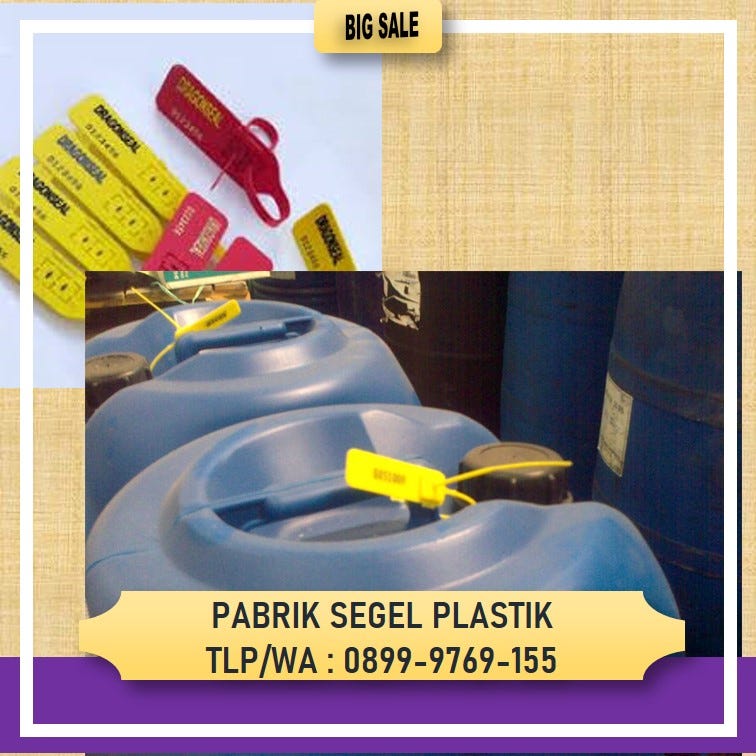 TERBAIK !!! PRODUKSI SEGEL PLASTIK | SEGEL PENGAMAN | SEGEL PENGUNCI DI ...