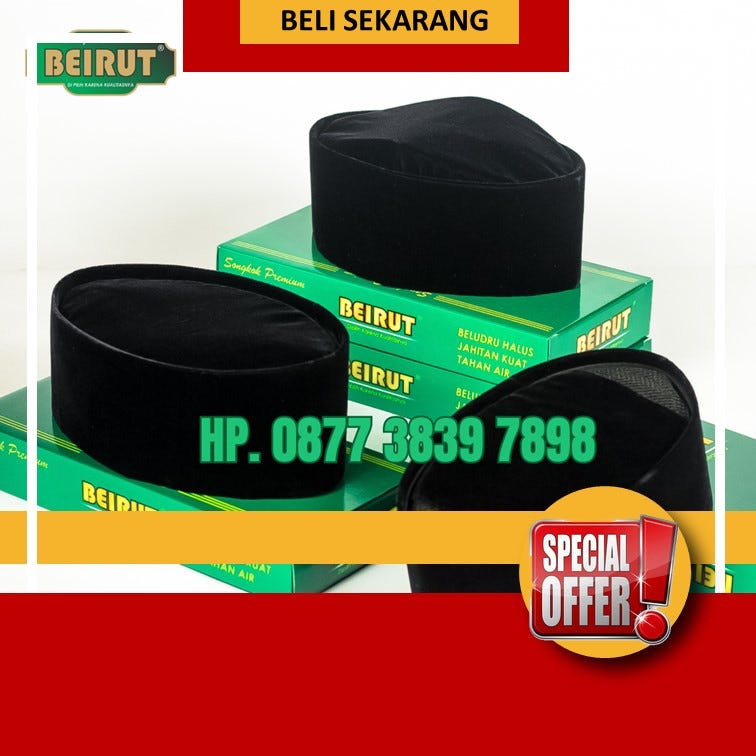 HARGA KHUSUS CALL 0877 3839 7898, SUPPLIER songkok hitam terbaik ...