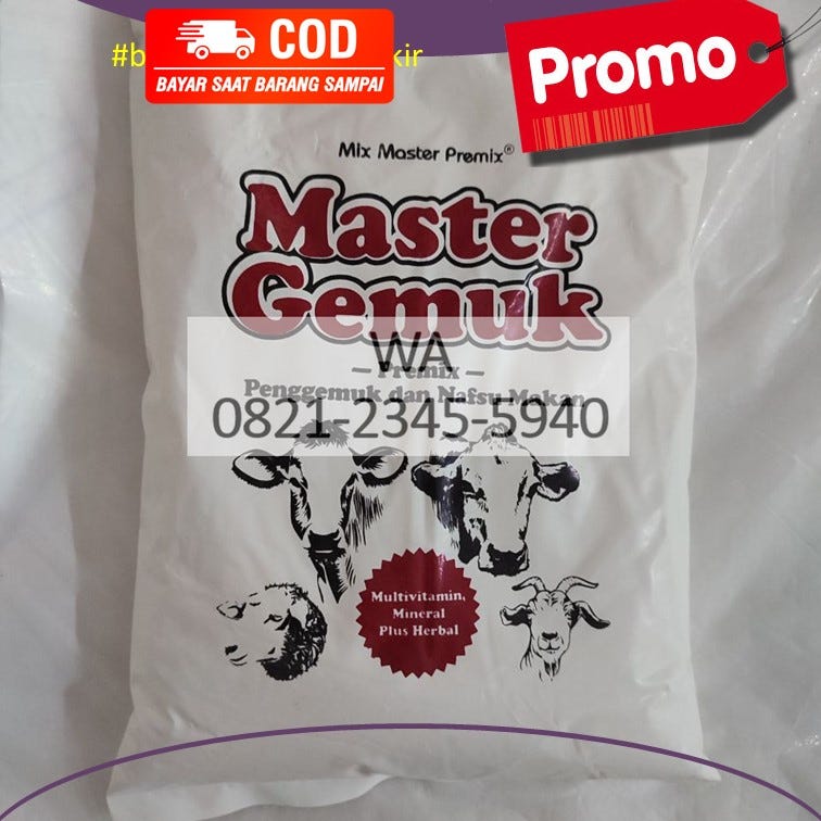 WA 0821–2345–5940 (TERLARIS), Premix Pakan Sapi Kasemek ...
