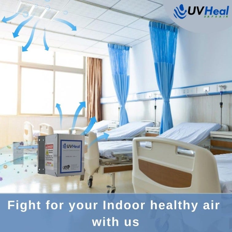 Air Disinfection System | UV light for AHU - Uvheal - Medium