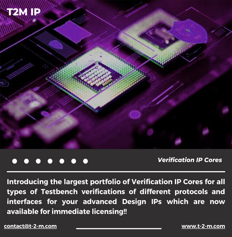 Verification IP Cores Available for Immediate Licensing | by T2M IP | Medium