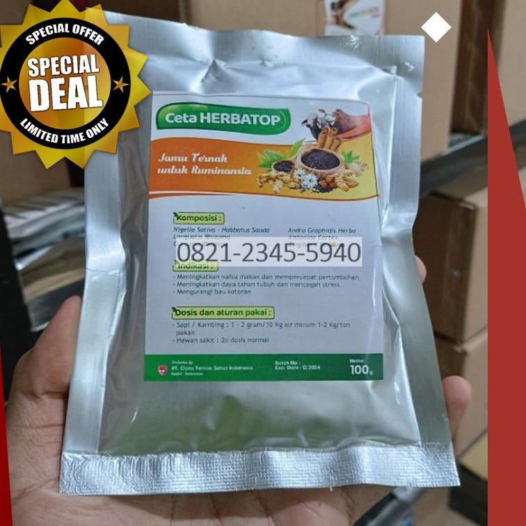 Obat Herbal Sapi Pmk Batang - Obtptrnk - Medium