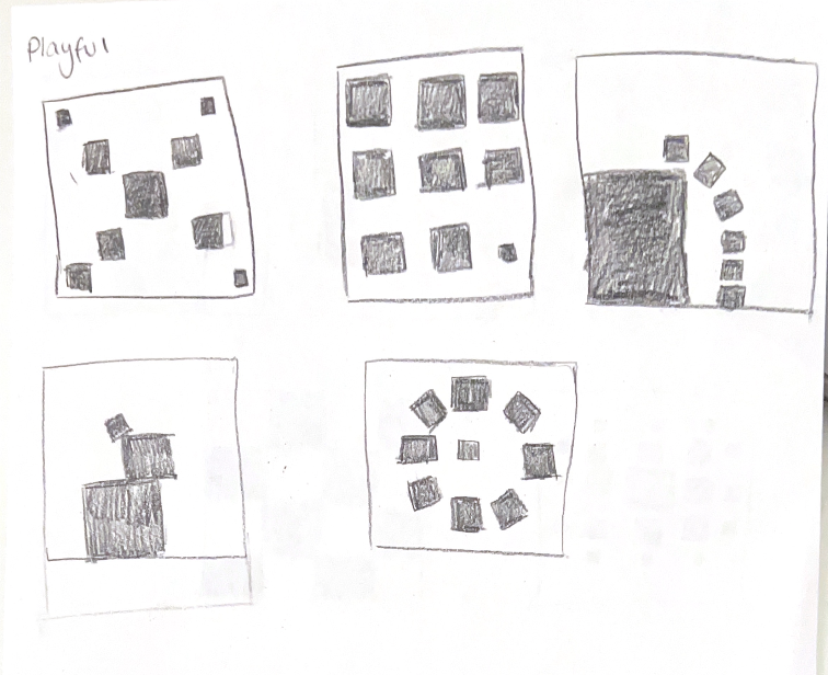 Project 2 reflections. My favorite word to draw squares to was… | by ...