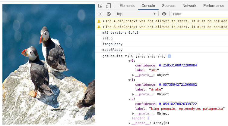 ml5.js: Image Classification with MobileNet | by Mau Rua | Medium