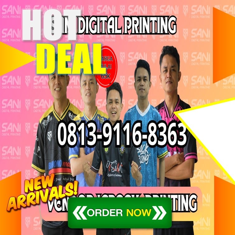 TERJAMIN WA. 0813–9116–8363, JUAL jersey printing keren Toraja ...
