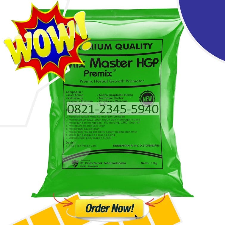Pemacu Pertumbuhan Herbal Cilacap - premixpuyuh - Medium