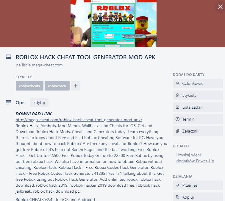 trello roblox hack cheats. https://trello.com/c/ZwSUO405/6-roblox-h ...