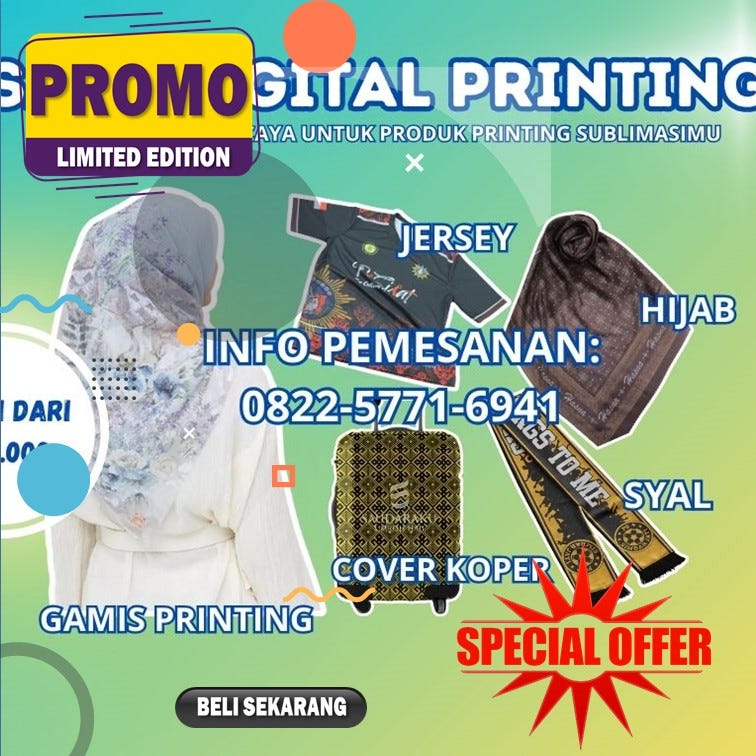 BERGARANSI WA. 0822–5771–6941, VENDOR kain printing jersey Pulang Pisau, - PrintingSublim28 - Medium
