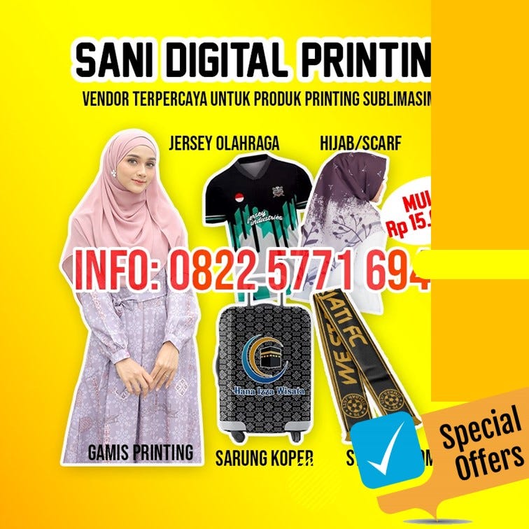PREMIUM WA 0813–9116–8363, PABRIK Syal Printing Bola Custome Bandung ...