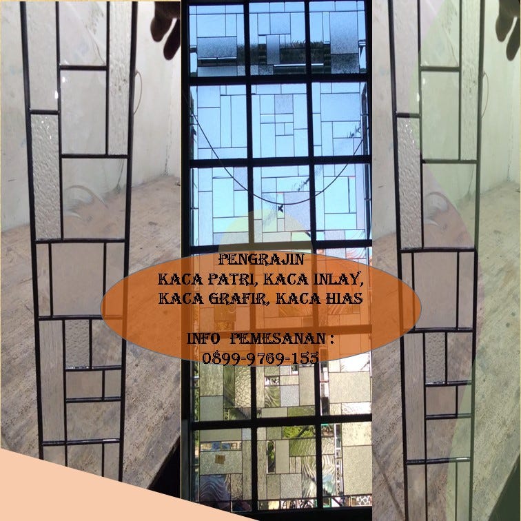 TERJANGKAU !!!, TELP/WA : 0899–9769–155, GRIYA KACA INLAY | KACA GRAFIR ...