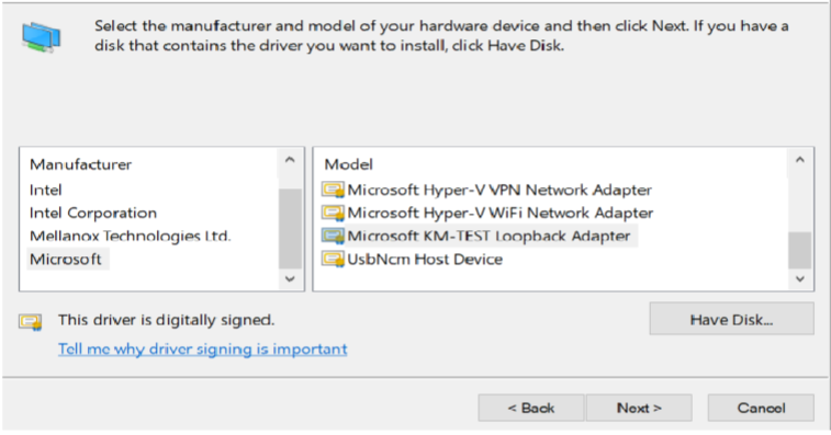 Part 1: Configure the Host OS with a Microsoft Loopback Adapter | by kaveri | Medium