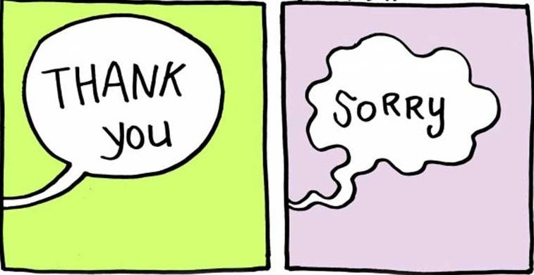 Thank You And Sorry. Thank You किंवा धन्यवाद,Sorry किंवा… | by ...