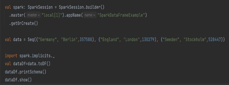 Ways to create DataFrame in Apache Spark and their example. | by Priyanshu Singh | Medium