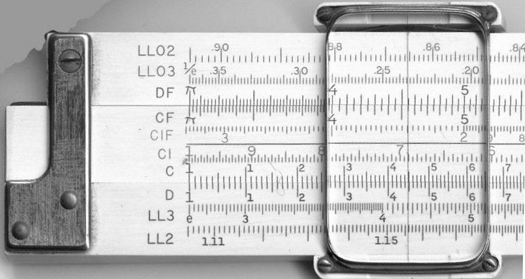 Slide Rule. My first calculator … | by techlr | Medium