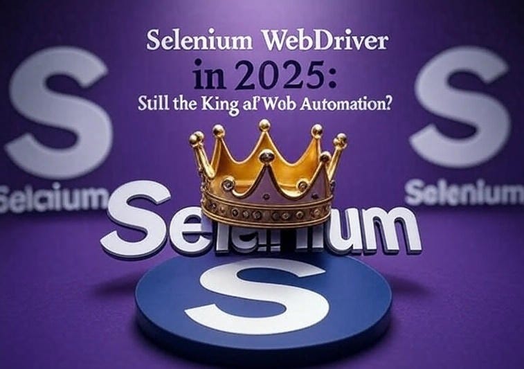 Selenium Webdriver In 2025 Still The King Of Web Automation By Nitika May 2025 Medium