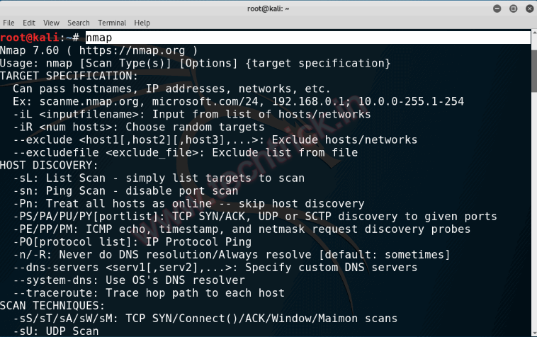 Ping Sweeps, Port Scans, IP Spoofing and Gathering Information — NMAP ...