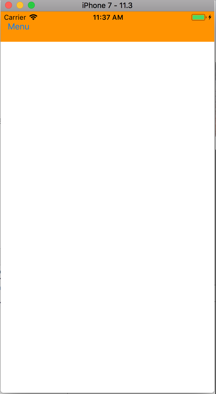 Slide Out Menu -iOS App. this is very simple Slide Out Menu App… | by ...