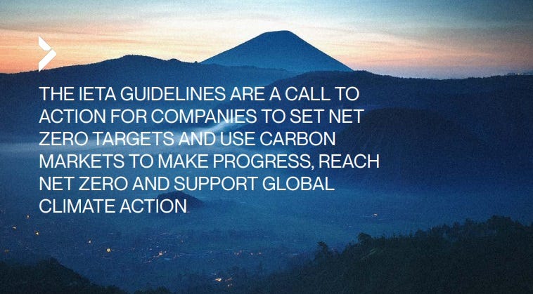 Water Credits An Essential Tool For Corporate Net Zero Action: New IETA ...