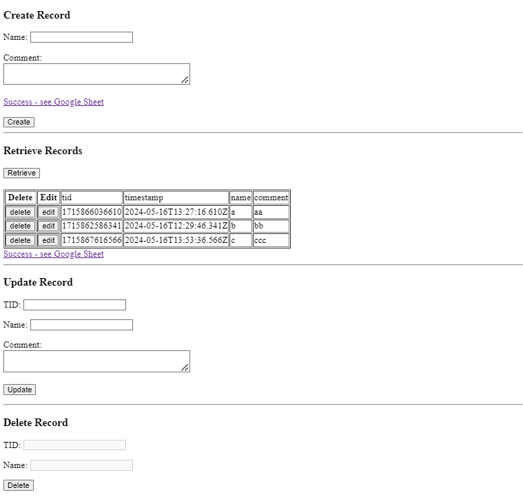 Google Sheet Data CRUD + Apps Script + jQuery | by Mohamad Mahmood | Dev Genius