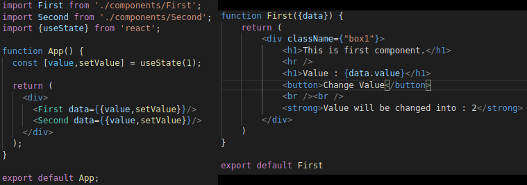 How to trigger parent functional component with the child one using ...