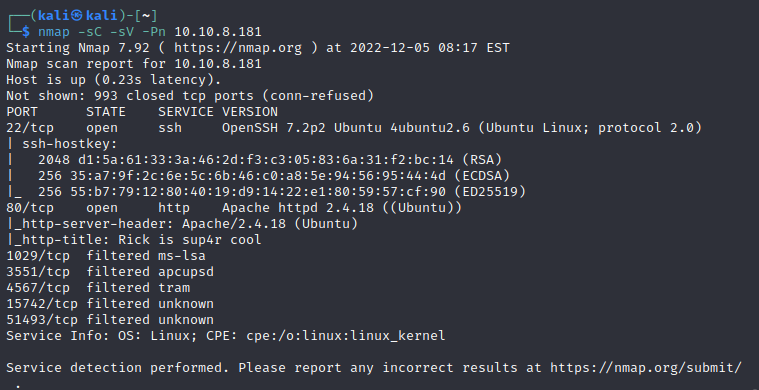Pickle Rick -THM. Recon: | by Fallen sky | InfoSec Write-ups