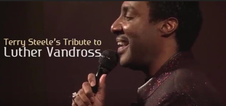 Terry Steele as Luther Vandross. Photo credit: YouTube | by Gail Nobles ...