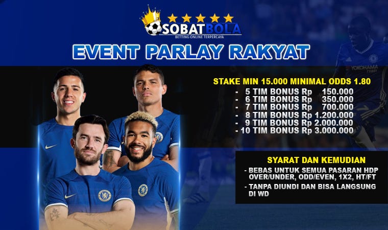 EVENT PARLAY RAKYAT SOBATBOLA - Sobat Bola - Medium